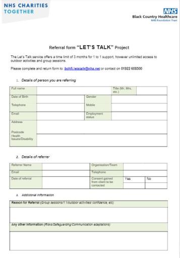 Let's Talk Referral Form
